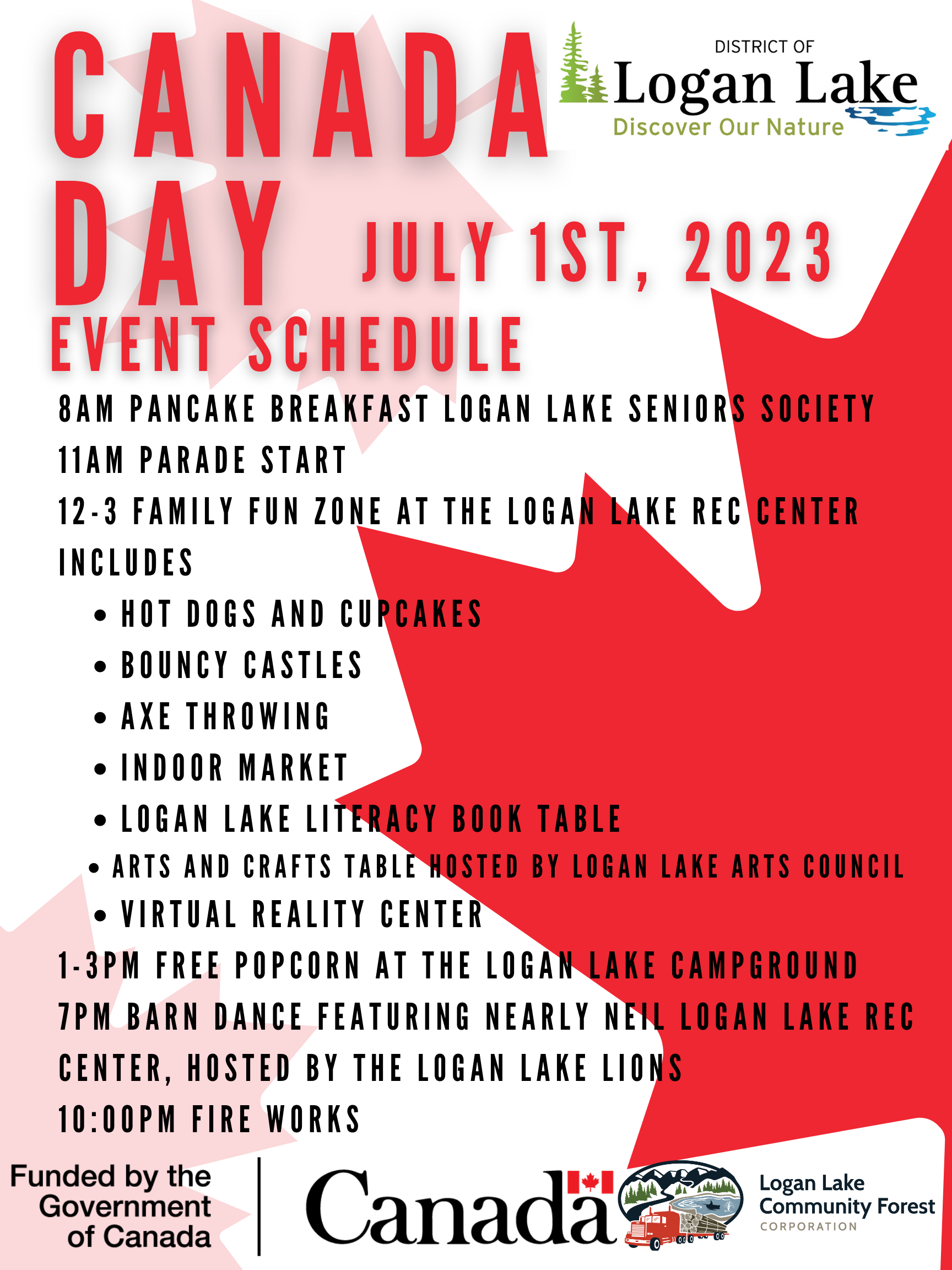 Canada Day 2023 : District of Logan Lake